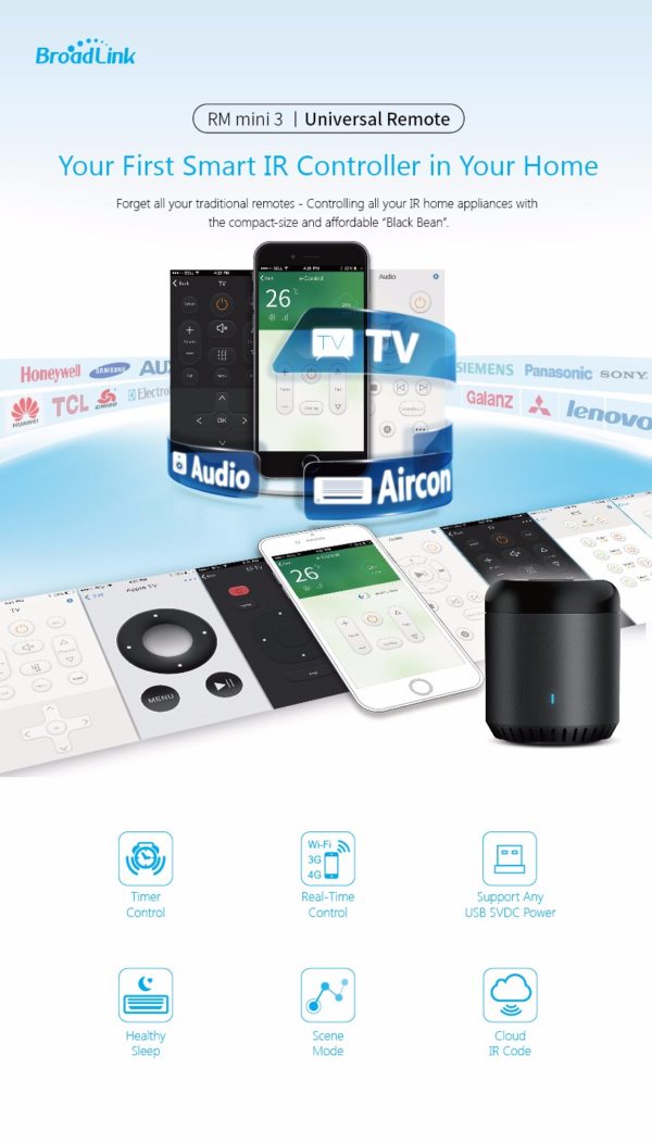 Trung tâm điều khiển Broadlink RM Mini 3